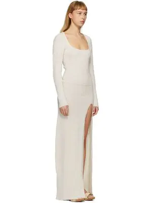 JACQUEMUS X SSENSE - Exclusive Off-White 'La Robe Dao' Dress
