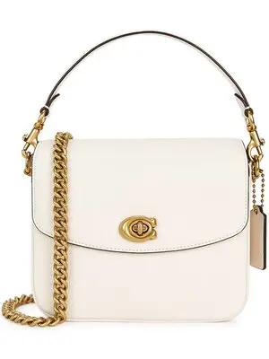 COACH Cassie 19 Ivory Leather Cross-body Bag