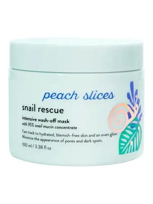 PEACH SLICES Snail Rescue Intensive Wash-off Mask