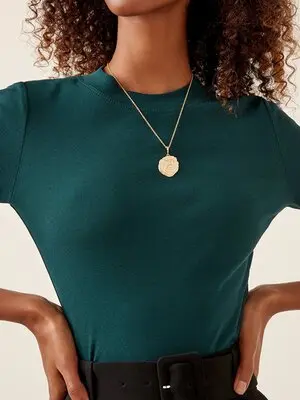 AZLEE Aphrodite 18k Gold And Diamond Necklace