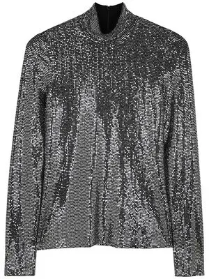 Rosetta Getty Sequinned Jersey Top