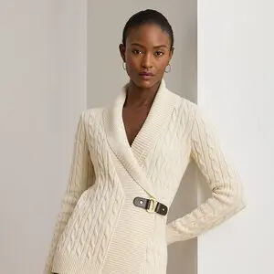 Ralph Lauren Buckled Cotton Sweater - Mascarpone Cream