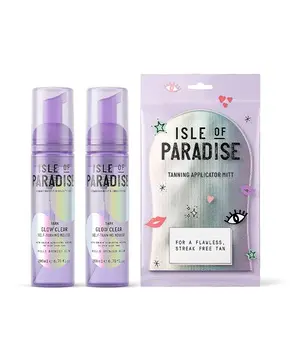 ISLE OF PARADISE Self Tanning Mousse Duo W/ Mit - One-color