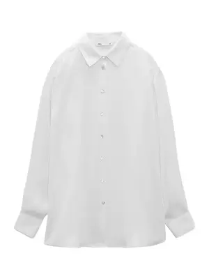 Zara Satin Effect Shirt