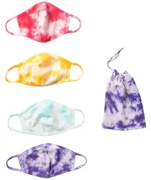 nordstrom - 4-Pack Kid's Tie-Dye Face Masks