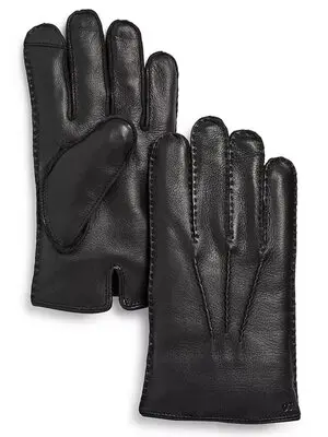 Ralph Lauren Cashmere-lined Leather Gloves