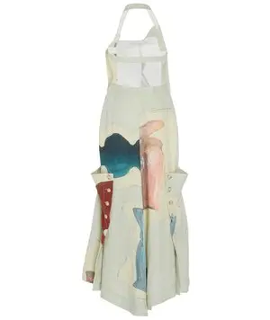 Jacquemus - Button-Accented Abstract-Print Dress