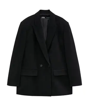 Zara Oversized Double Breasted Jacket