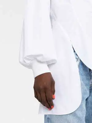 Alexander McQueen Cotton Wrap Shirt