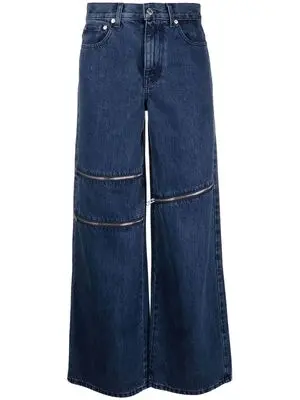 Helmut Lang Zip-detail Denim Jeans