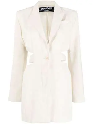 Jacquemus Tailored Blazer Dress With Cut-out Detailing