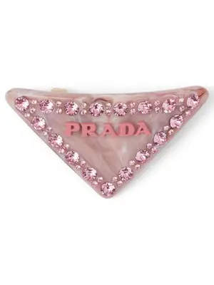 Prada Triangle-logo Hair Clip