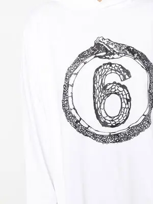 MAISON MARGIELA Logo Oversized Hoodie