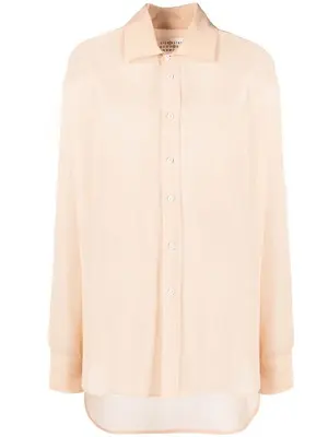 MAISON MARGIELA Four-stitch Silk Shirt