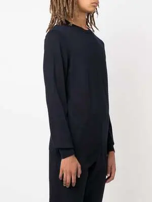 BOSS Crewneck Virgin Wool Jumper - Blue
