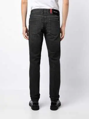 TRAMAROSSA Leonardo Slim-cut Mid-rise Jeans - Black