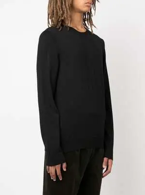 BOSS Crewneck Virgin Wool Jumper - Black