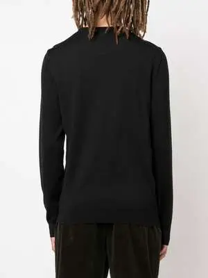 BOSS Crewneck Virgin Wool Jumper - Black