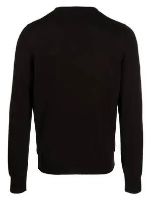 BARBA NAPOLI Crew-neck Knit Jumper - Brown