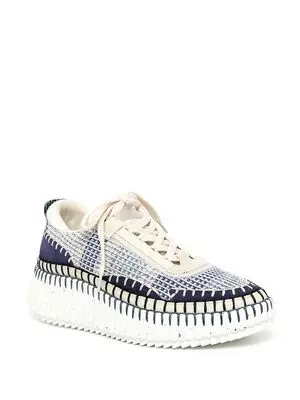 Chloé Nama Mesh Sneakers - White