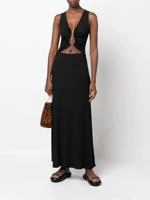 Christopher Esber Polar Orbit Cut-out Maxi Dress