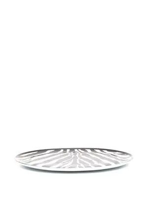 Dolce & Gabbana Zebra-print Oval Serving Plate