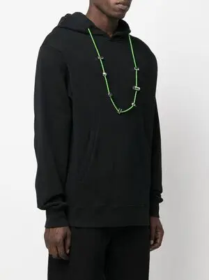 AMBUSH Stoppers Relaxed-fit Hoodie - Black
