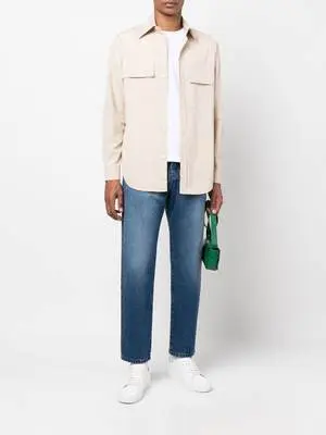AMI Paris Straight Fit Denim Jeans
