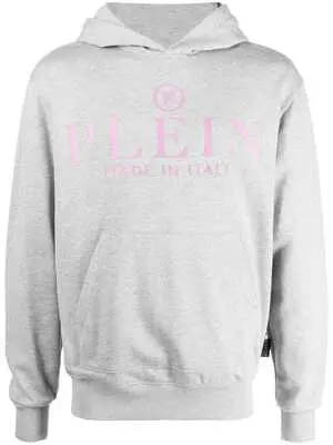 Philipp Plein Logo-print Long-sleeve Sweatshirt - Grey
