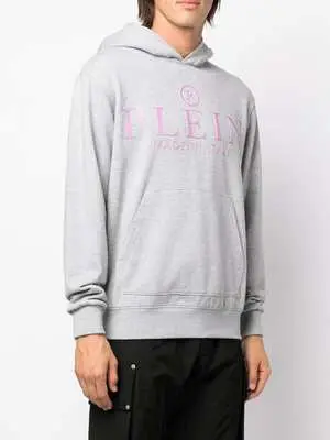 Philipp Plein Logo-print Long-sleeve Sweatshirt - Grey