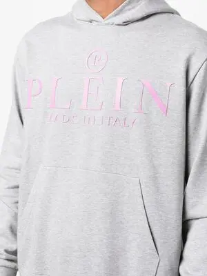 Philipp Plein Logo-print Long-sleeve Sweatshirt - Grey
