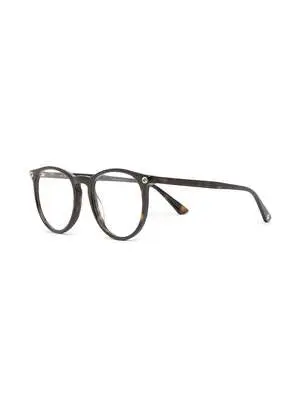 Gucci Tortoiseshell Round-frame Glasses
