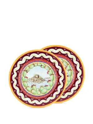 Dolce & Gabbana Carretto Sicilano Set-of-two Bread Plates