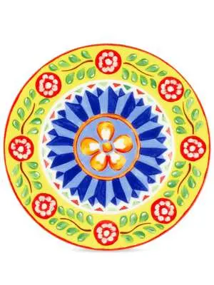 Dolce & Gabbana Carretto Sicilano Set-of-two Bread Plates - Orange