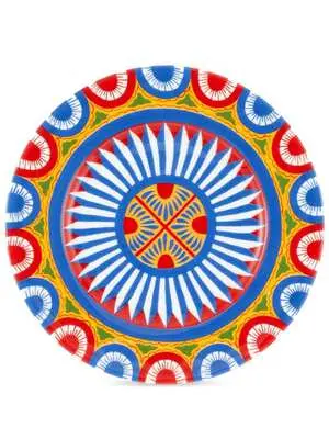 Dolce & Gabbana Carretto Sicilano Set-of-two Bread Plates - Blue