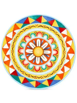 Dolce & Gabbana Carretto Sicilano Set-of-two Dessert Plates - Orange