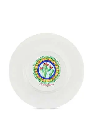 Dolce & Gabbana 2 Piece Fine Porcelain Dessert Plate Set