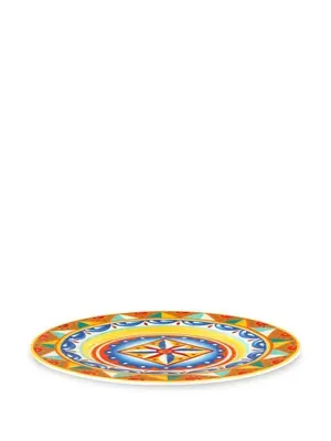Dolce & Gabbana 2 Piece Fine Porcelain Dinner Plate Set