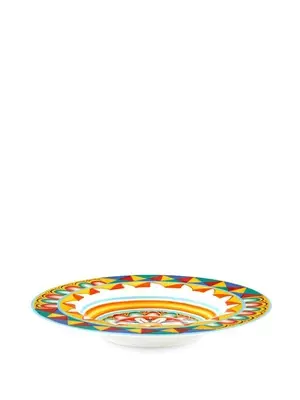 Dolce & Gabbana 2 Piece Fine Porcelain Soup Plate Set