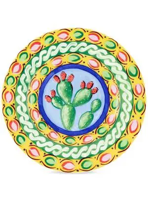 Dolce & Gabbana Carretto Sicilano Set-of-two Bread Plates Green