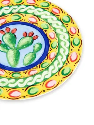 Dolce & Gabbana Carretto Sicilano Set-of-two Bread Plates - Green