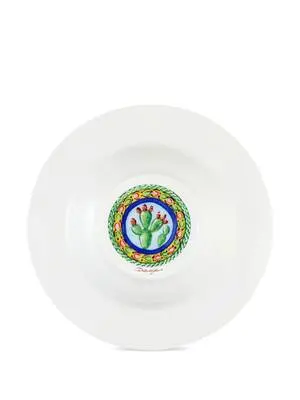 Dolce & Gabbana 2 Piece Fine Porcelain Soup Plate Set