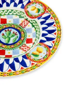 Dolce & Gabbana 2 Piece Fine Porcelain Soup Plate Set