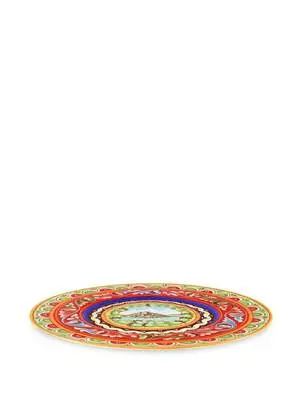 Dolce & Gabbana Porcelain Charger Plate - Red