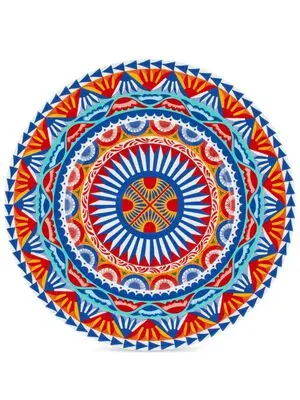 Dolce & Gabbana Porcelain Charger Plate Blue