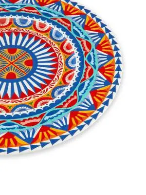 Dolce & Gabbana Porcelain Charger Plate - Blue