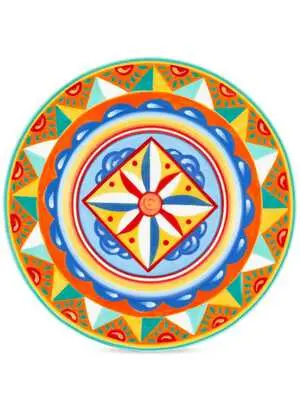 Dolce & Gabbana 2 Set Fine Porcelain Dessert Plates
