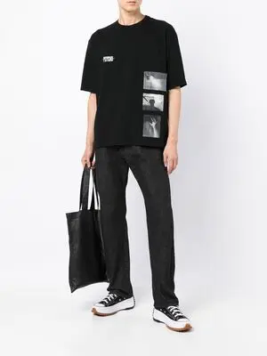 Undercover X Psycho Graphic-patch T-shirt