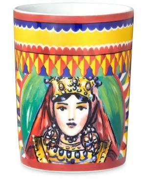 Dolce & Gabbana Archive-print Porcelain Cup - Yellow