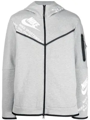 Nike Nsw Tech Fleece Windrunner Zip Hoodie - Grey